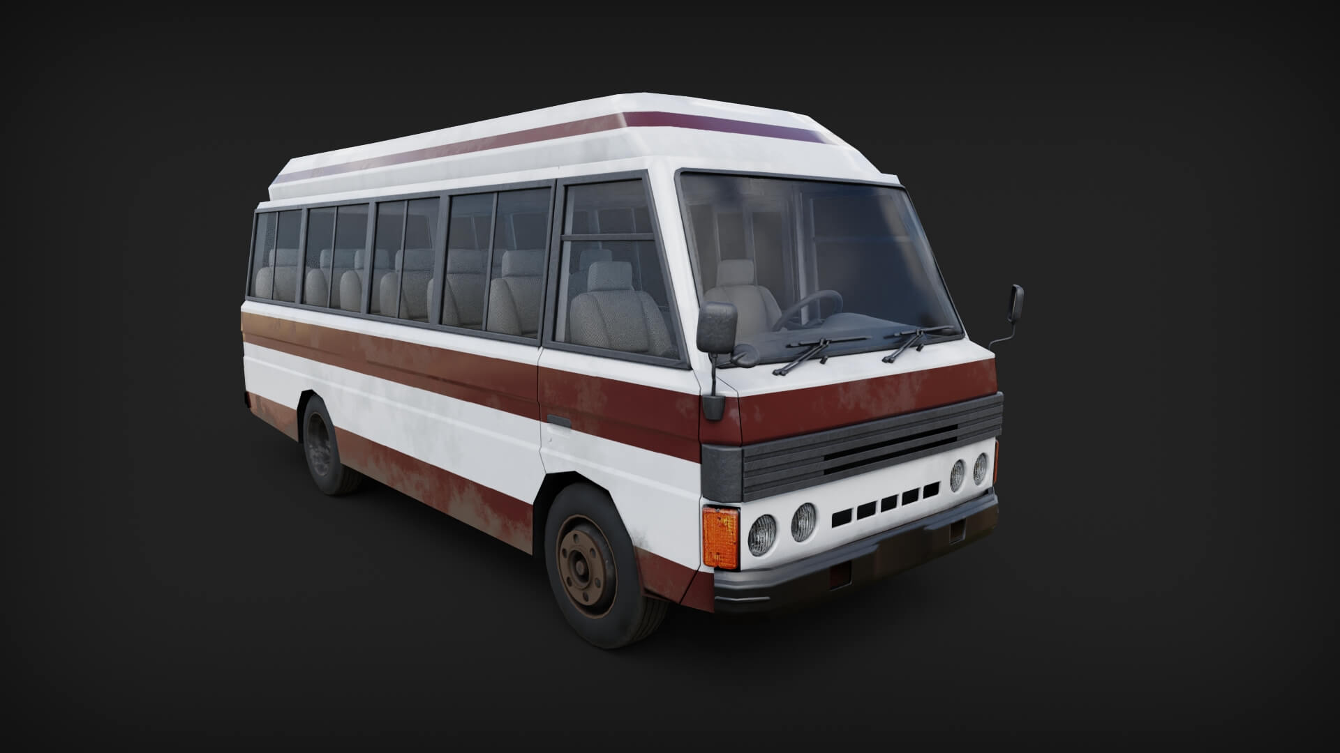 Mazda T3500 Bus - 3D Model by Holy360