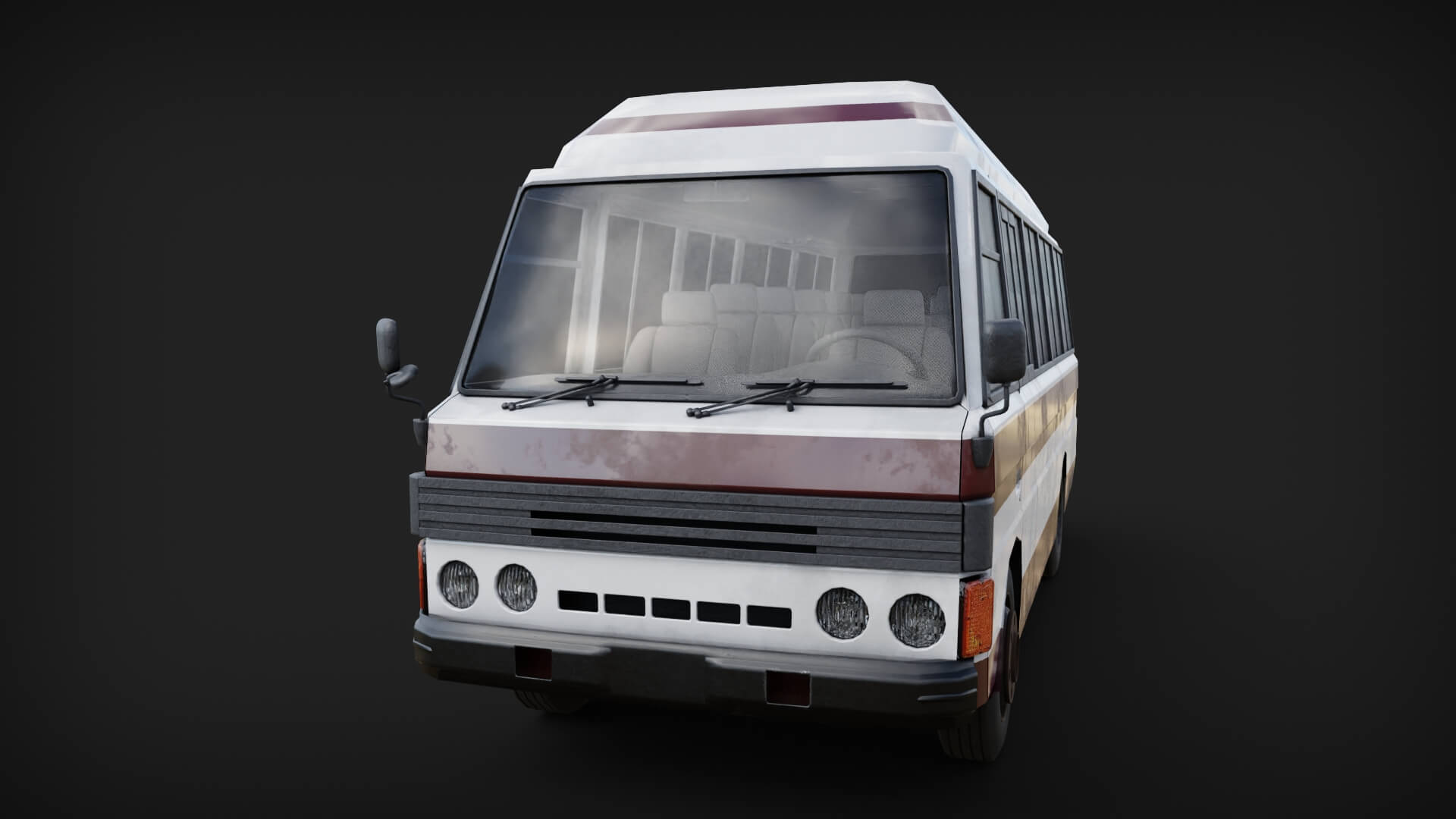 Mazda T3500 Bus - 3D Model by Holy360