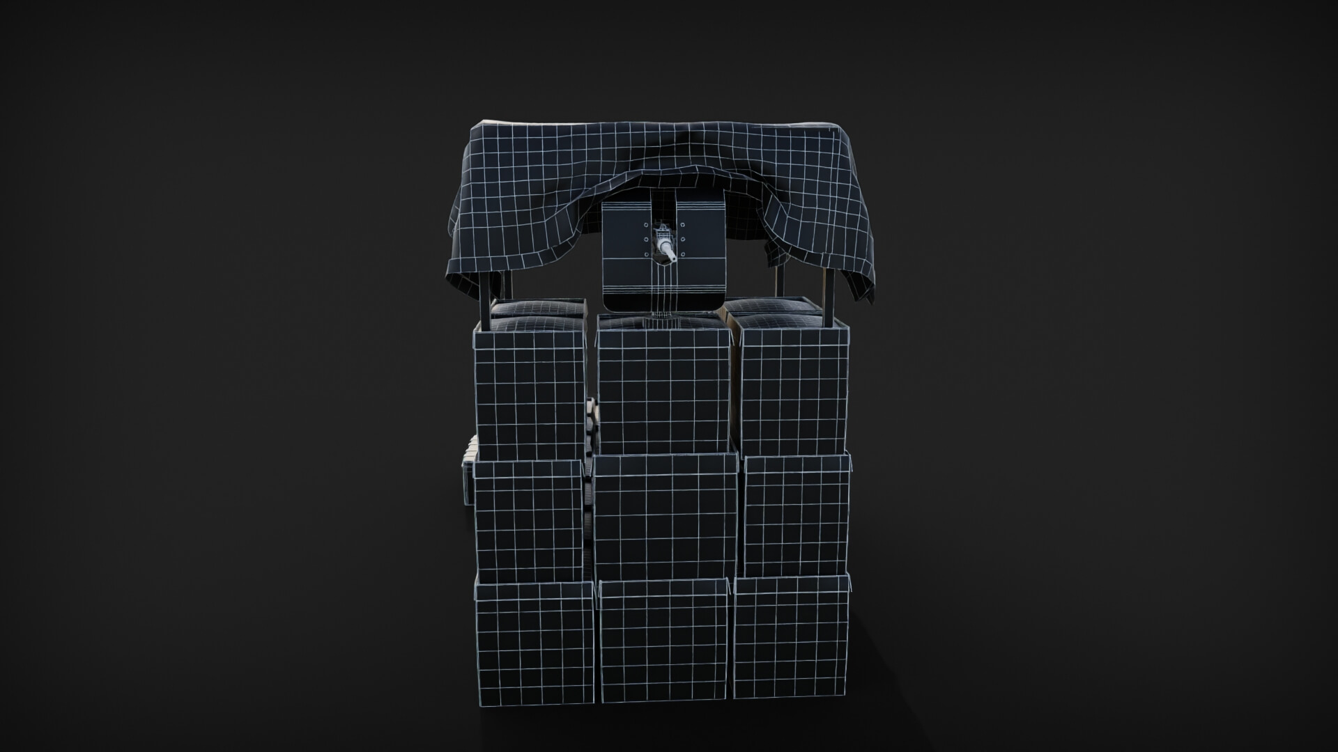 Military Post Structure - 3D Model by Holy360