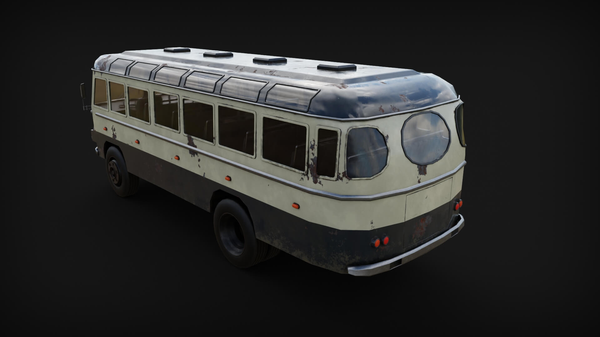 Old Soviet Bus - 3D Model by Holy360