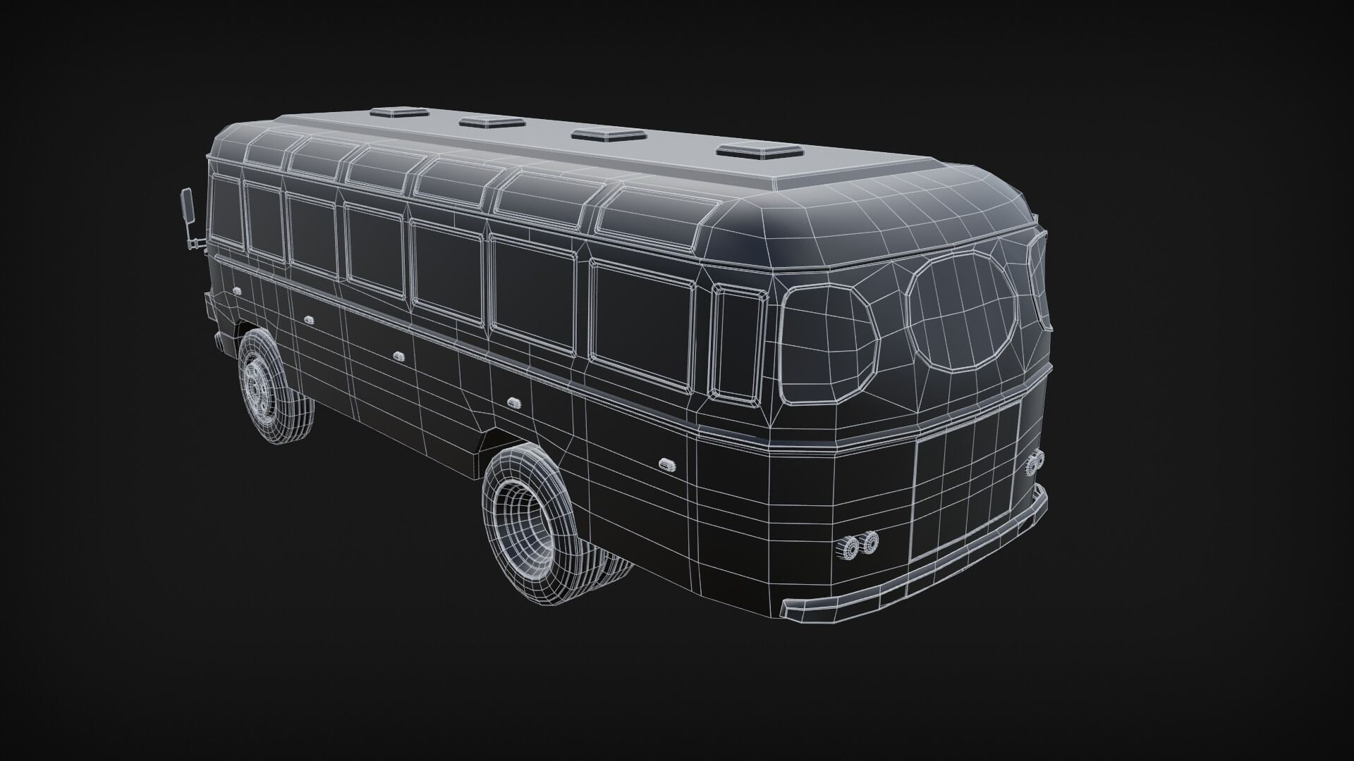 Old Soviet Bus - 3D Model by Holy360