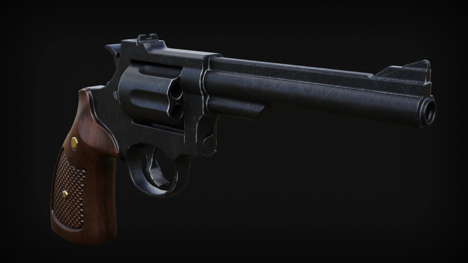 Revolver - 3D Model by Holy360