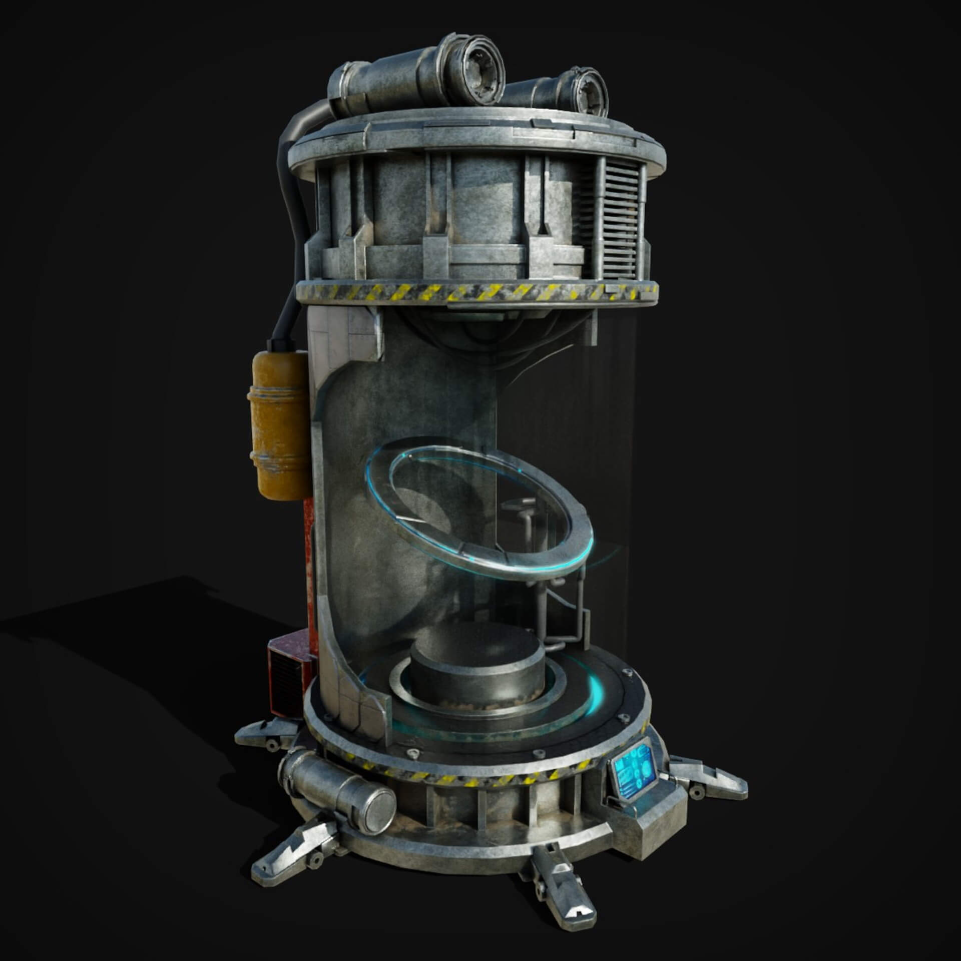 Sci-Fi Clonning Vat 3D Model by Holy360