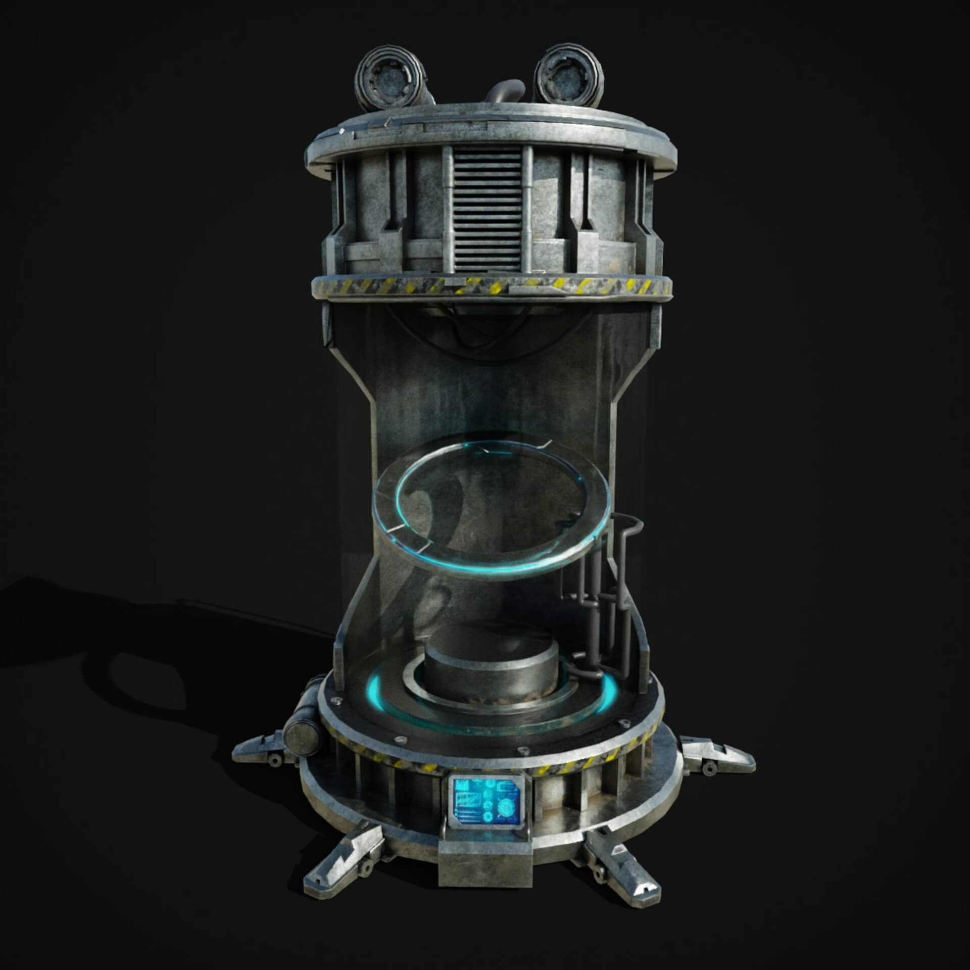 Sci-Fi Clonning Vat 3D Model by Holy360