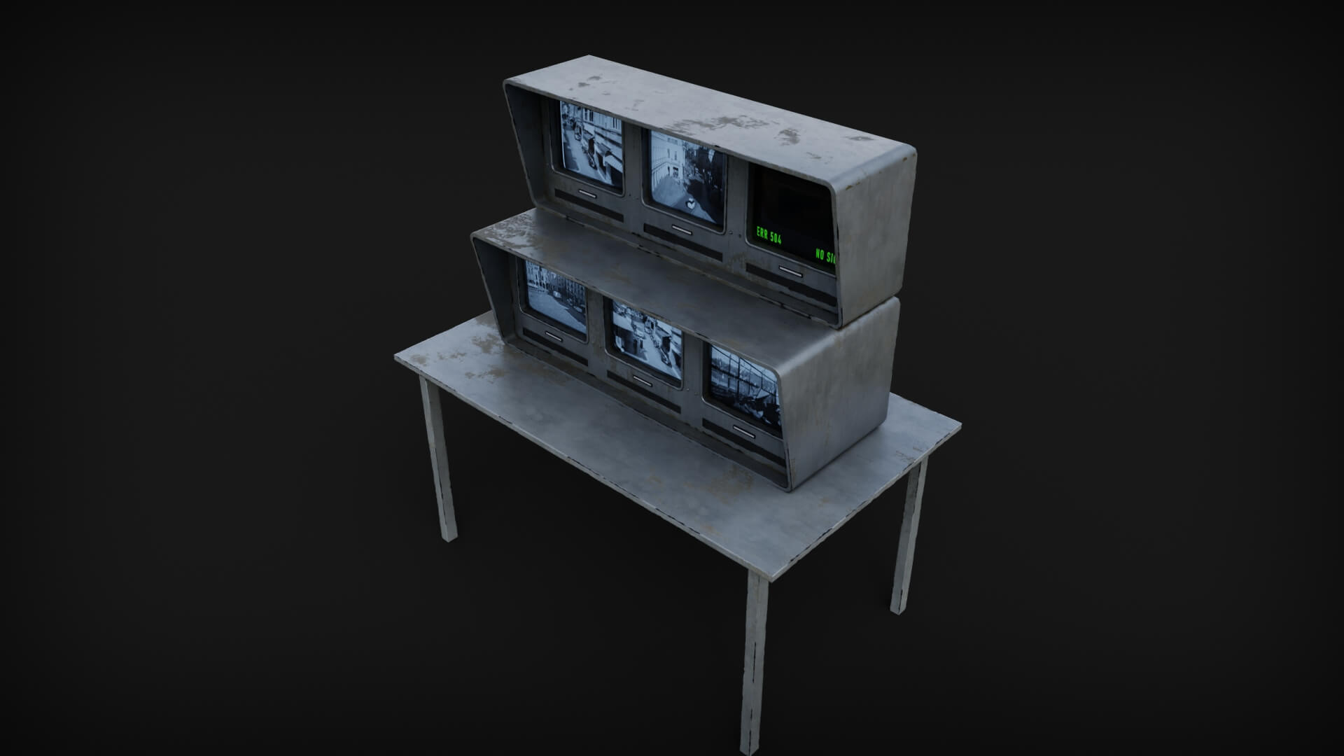 Security Camera Monitors - 3D Model by Holy360