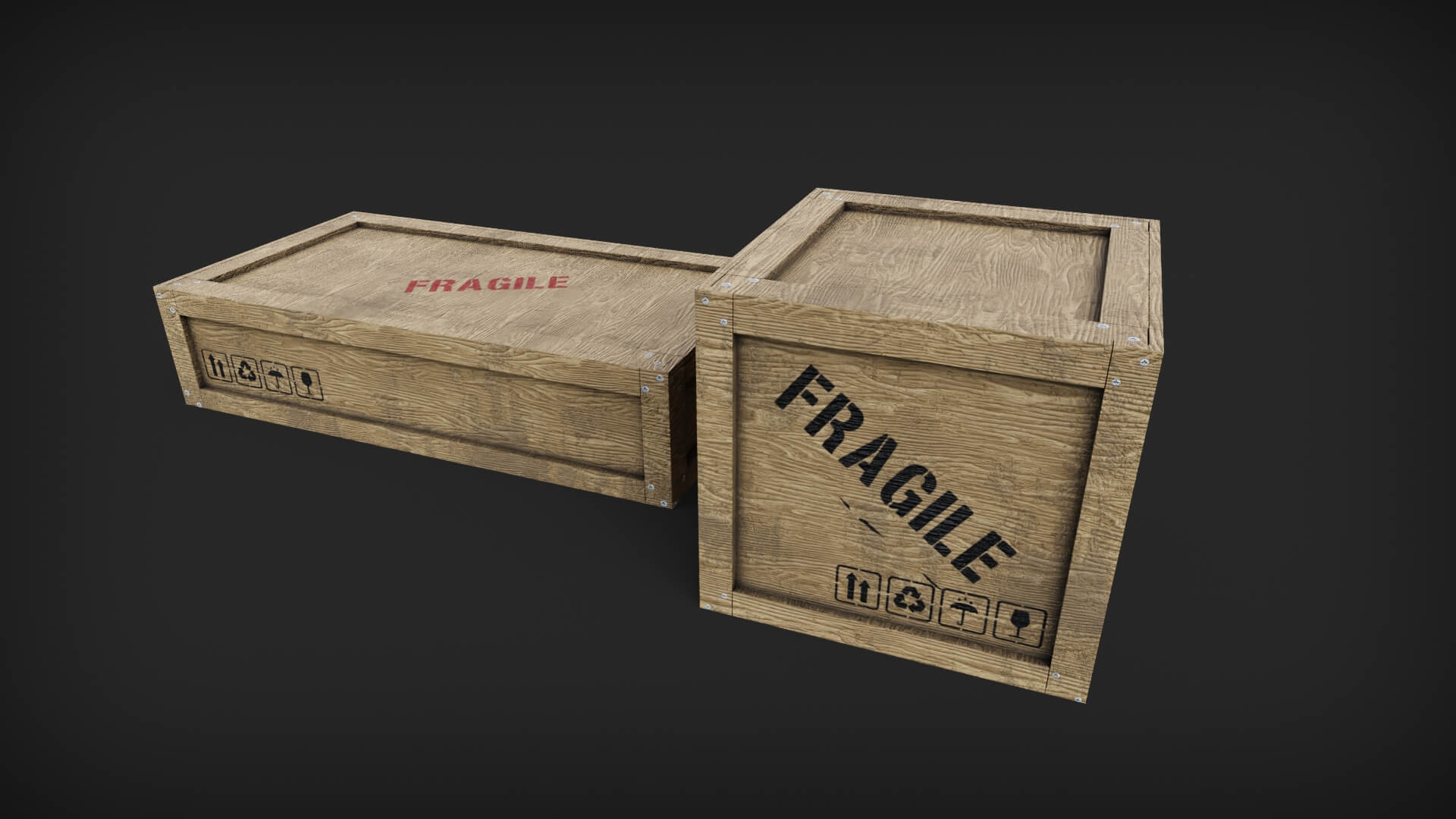 Shipping Cargo Boxes - 3D Model by Holy360