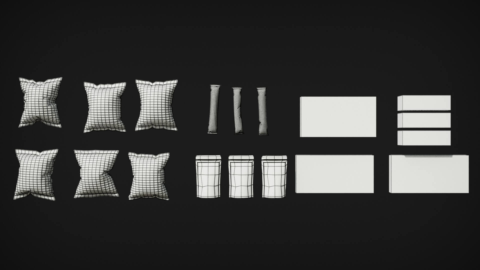 Snacks Packaging - 3D Model by Holy360