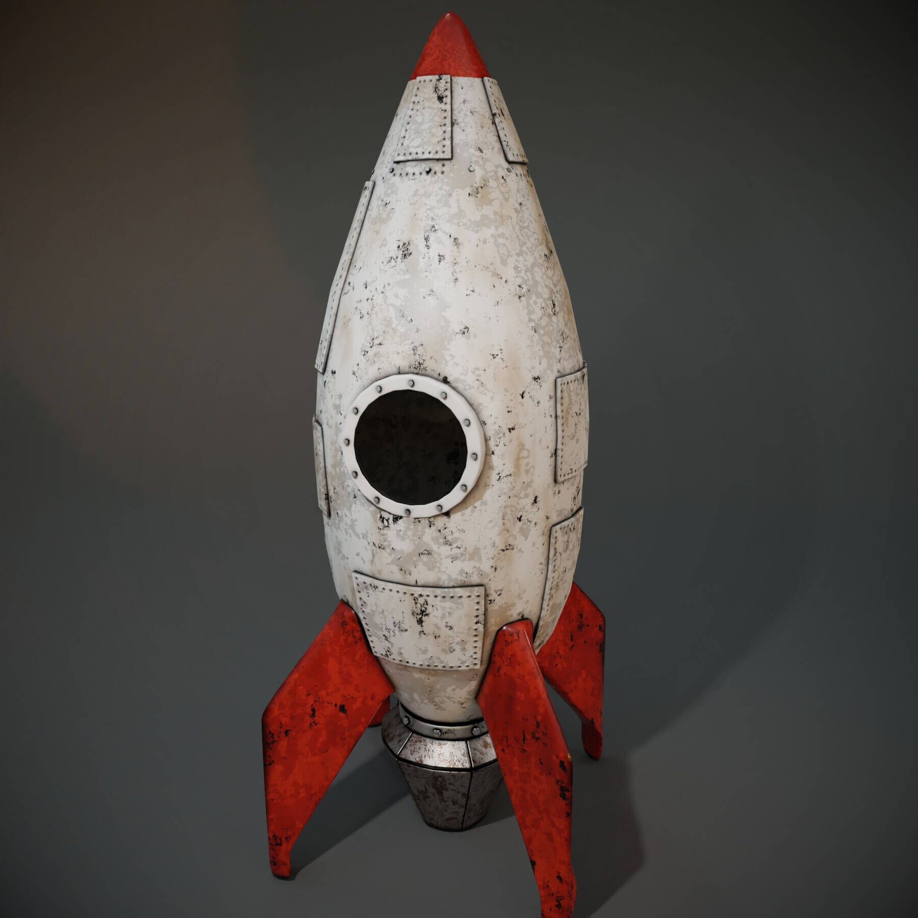 Stylized Rocket - 3D Model by Holy360