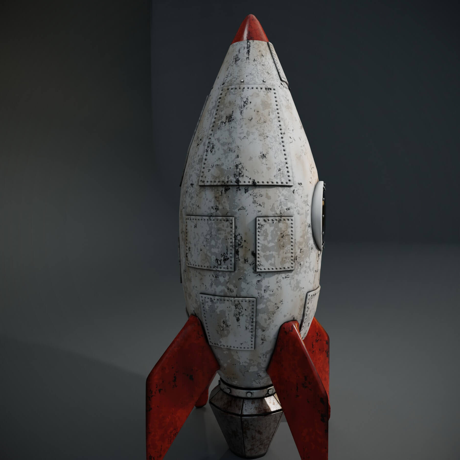 Stylized Rocket - 3D Model by Holy360