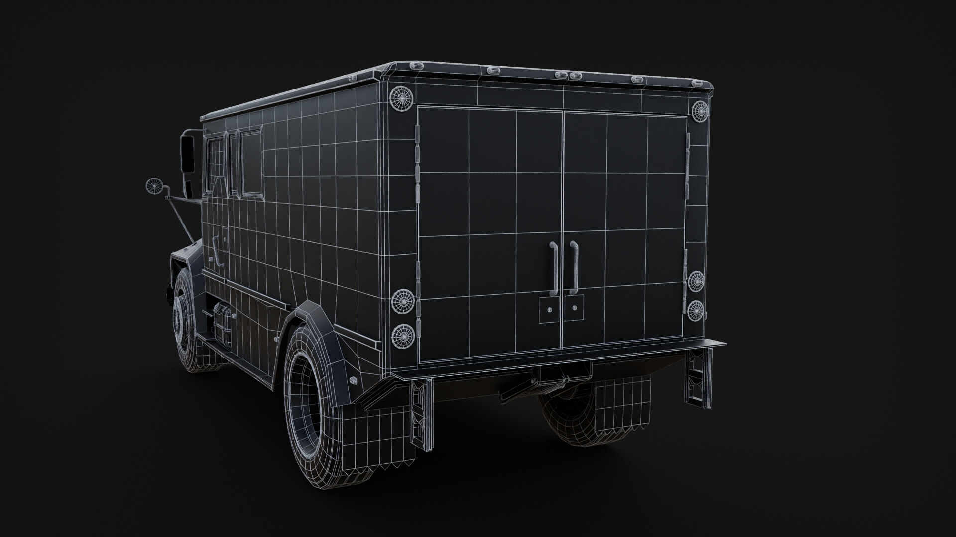 SWAT Van Truck - 3D Model by Holy360