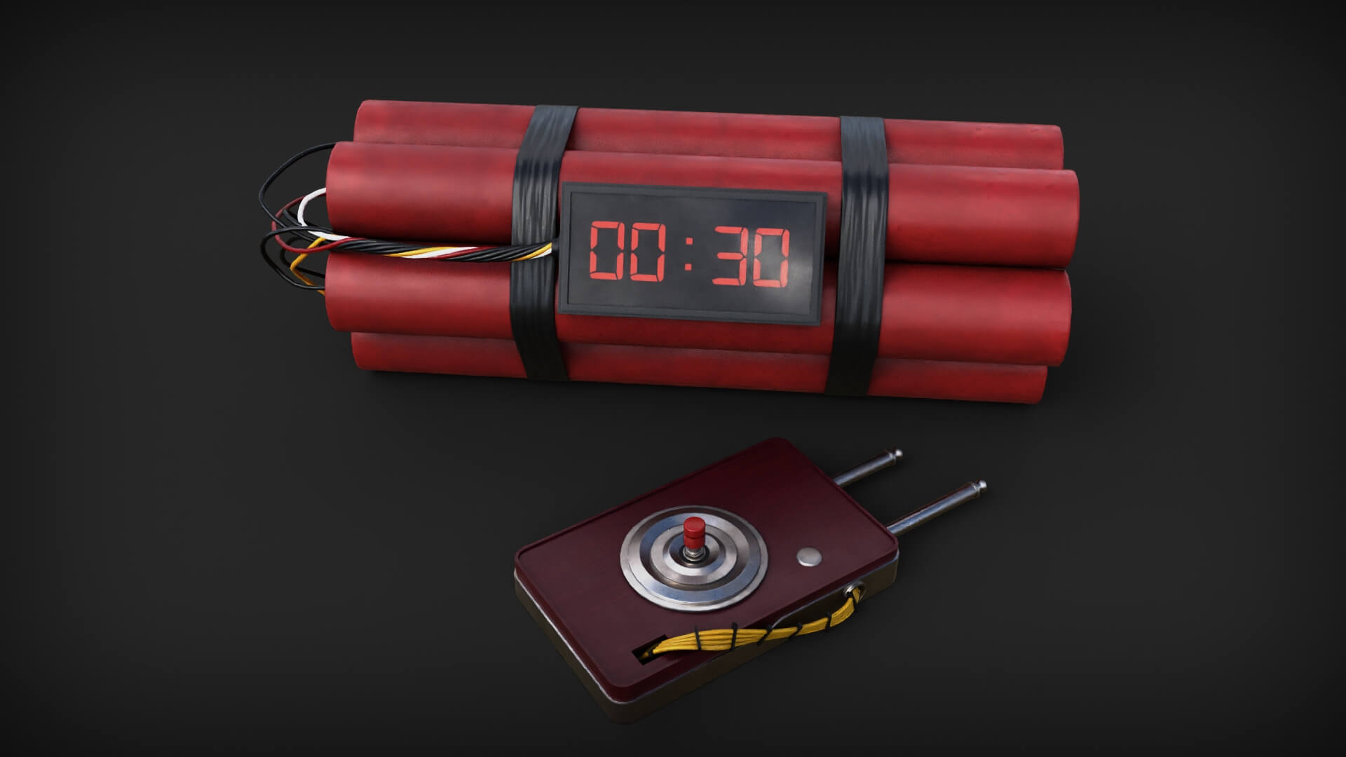 Tnt Explosives - 3D Model by Holy360