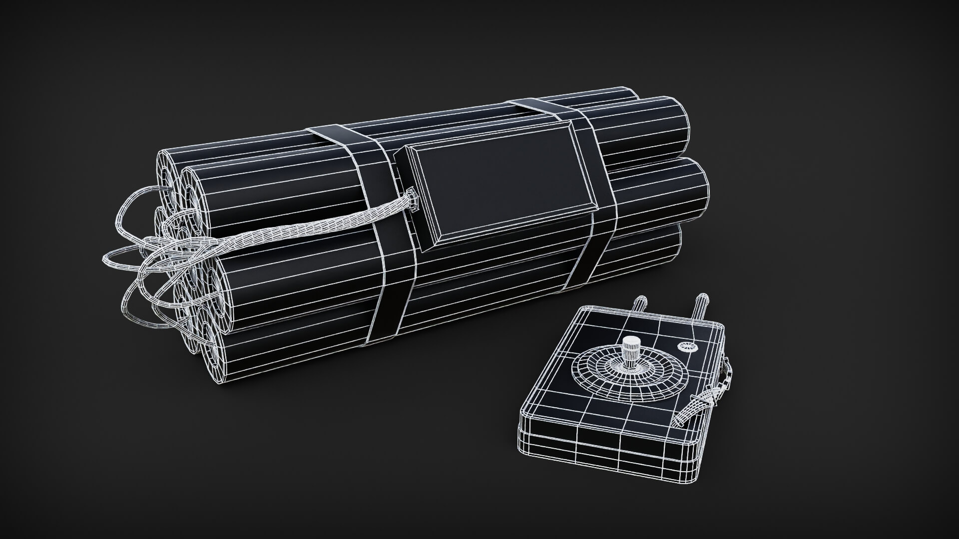 Tnt Explosives - 3D Model by Holy360