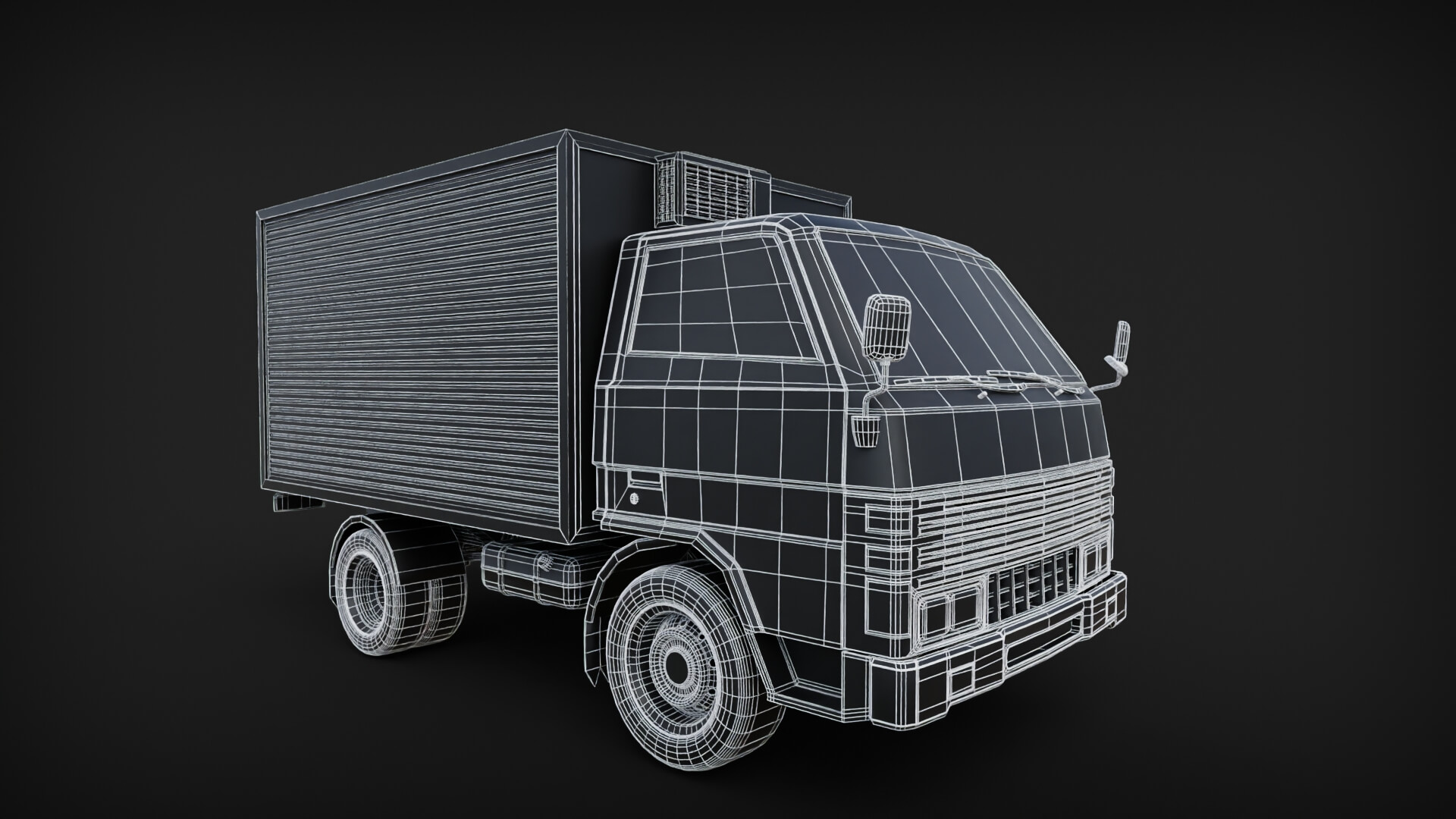 Toyota Dyna Box Truck - 3D Model by Holy360