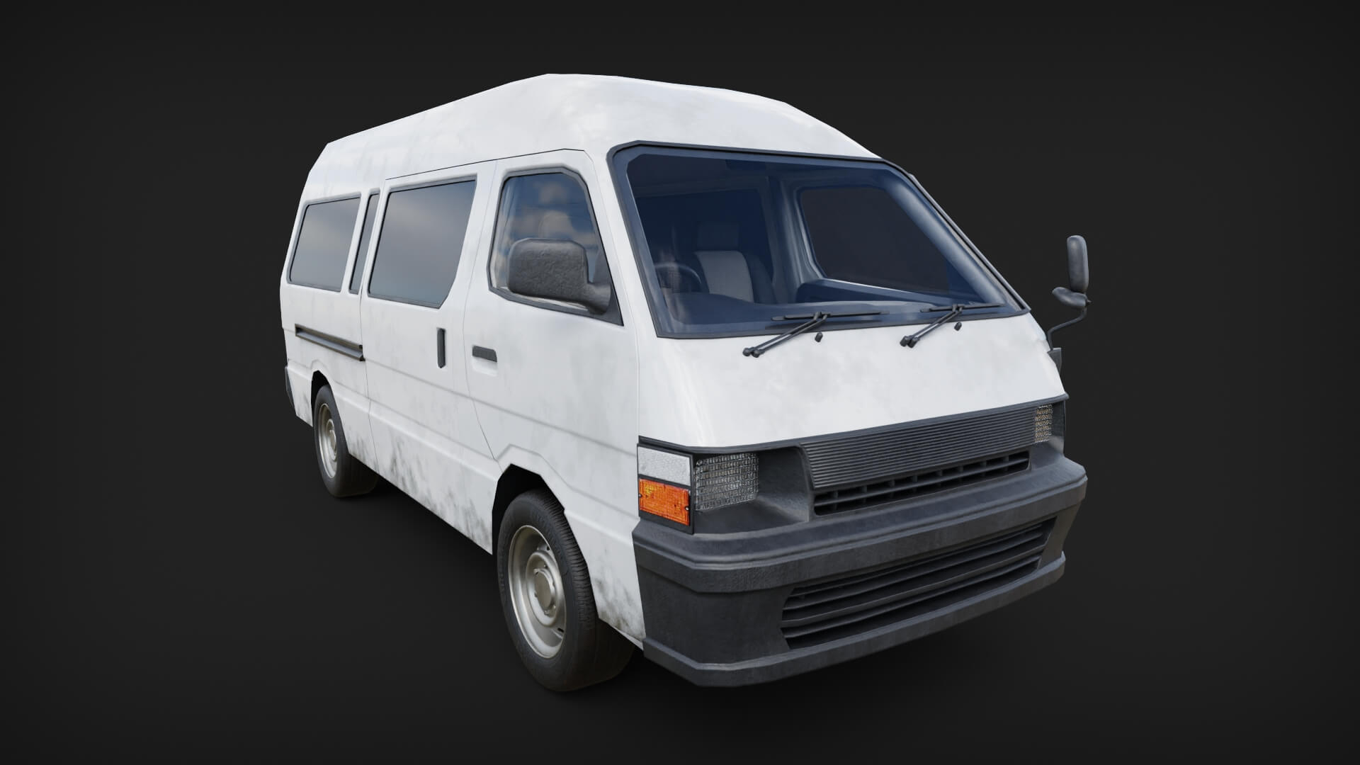 Toyota Hiace Van - 3D Model by Holy360