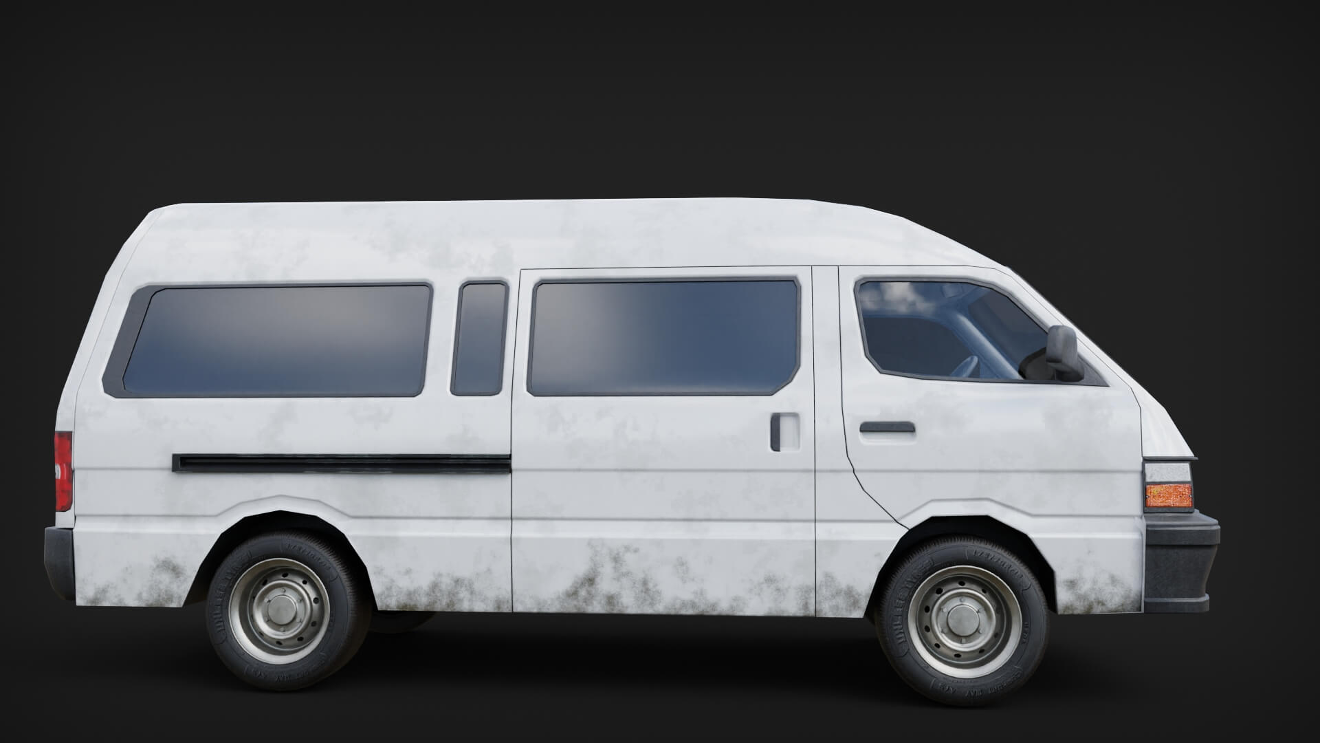 Toyota Hiace Van - 3D Model by Holy360