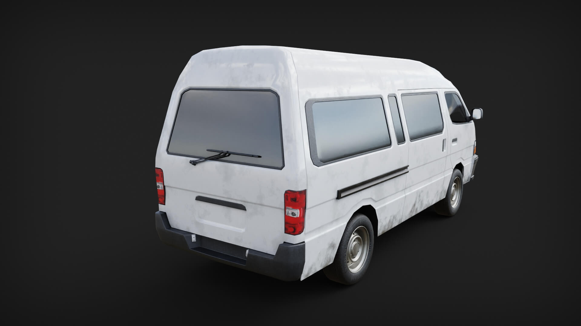 Toyota Hiace Van - 3D Model by Holy360