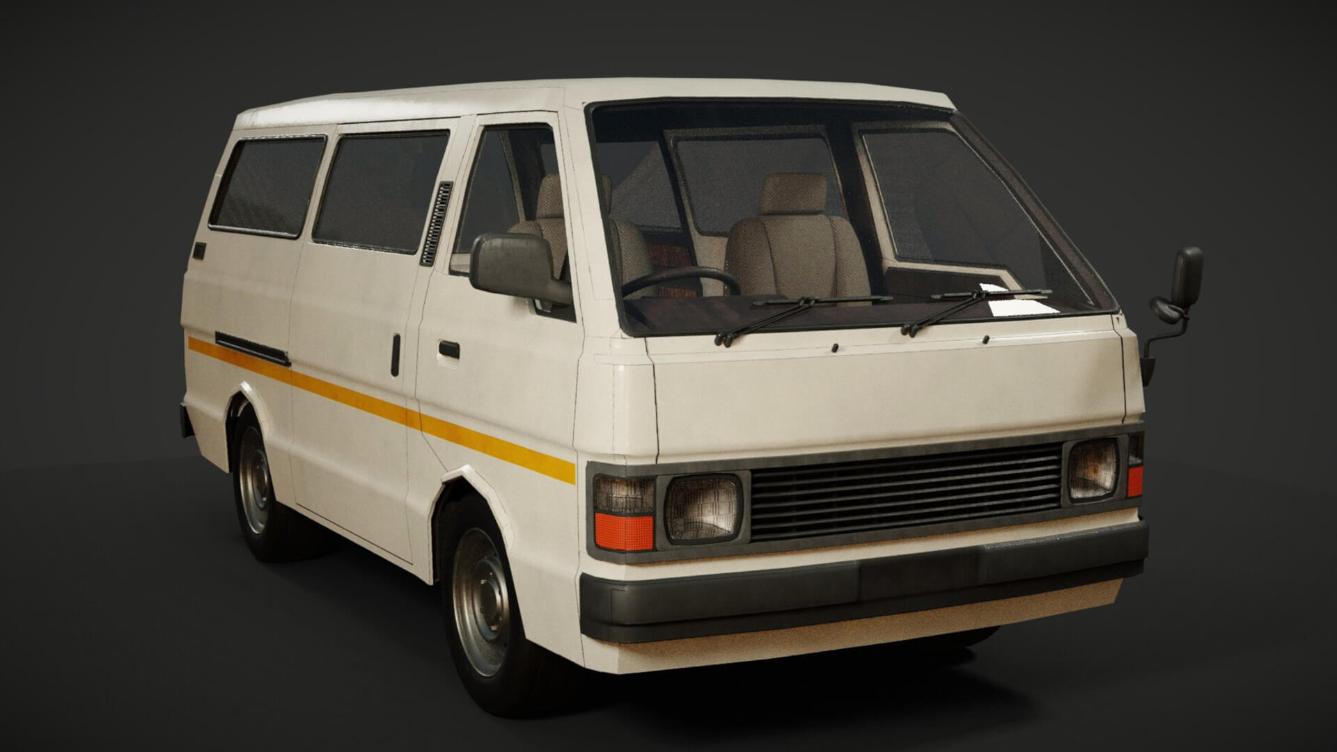 Toyota Hiace Van - 3D Model by Holy360