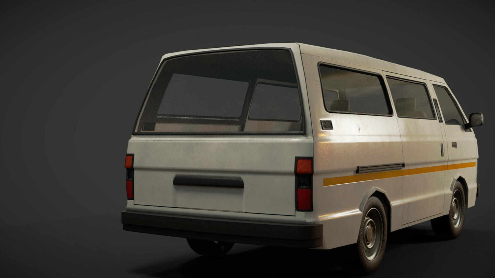 Toyota Hiace Van - 3D Model by Holy360