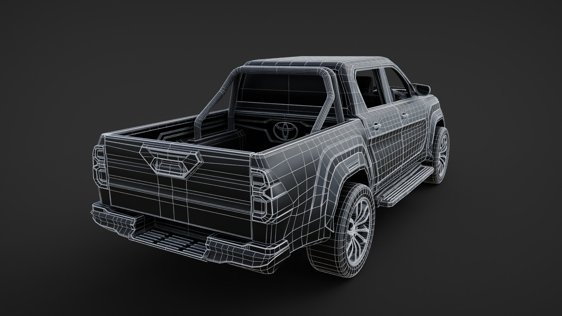 Toyota Hilux Pick Up - 3D Model by Holy360