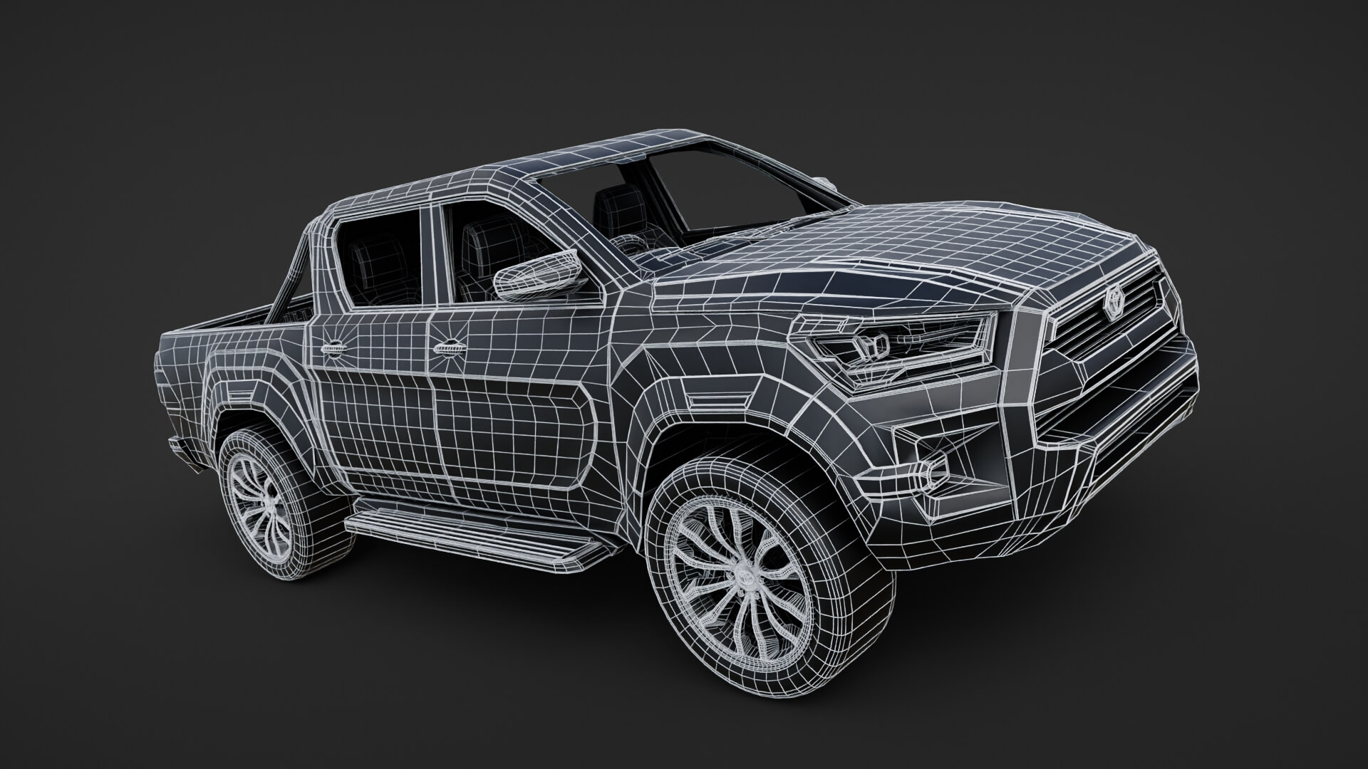 Toyota Hilux Pick Up - 3D Model by Holy360