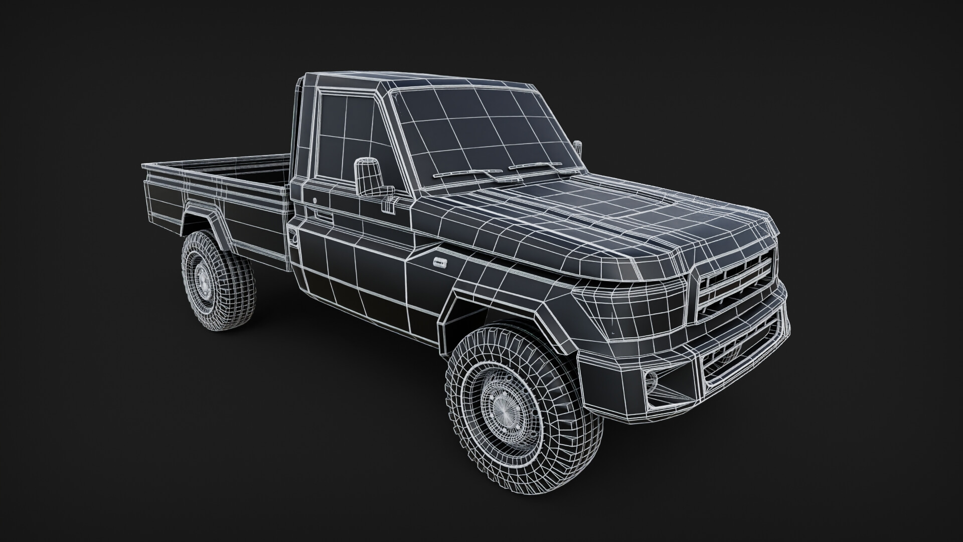 Toyota Landcruiser J70 Pick Up - 3D Model by Holy360