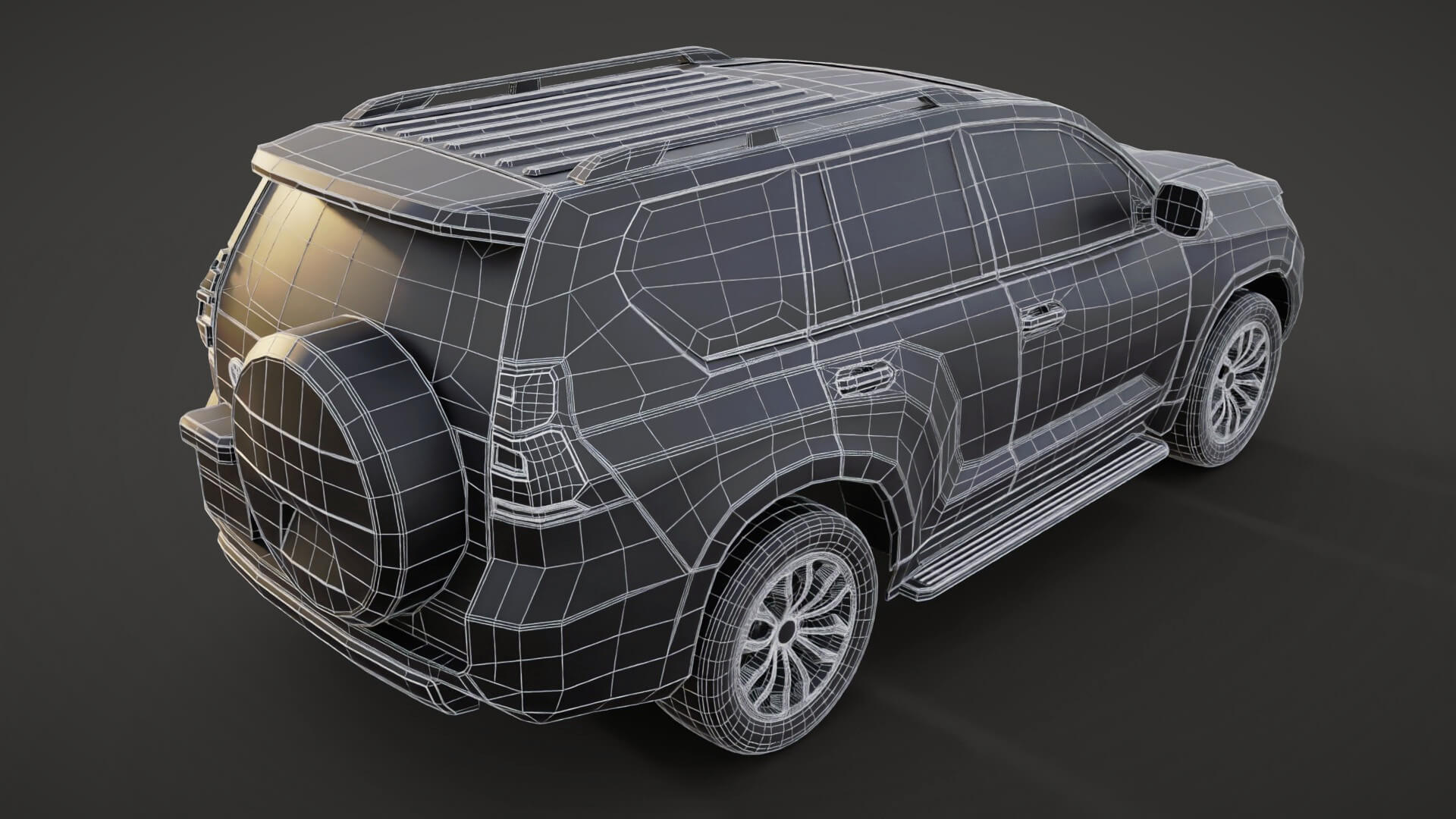 Toyota Landcruiser Prado - 3D Model by Holy360