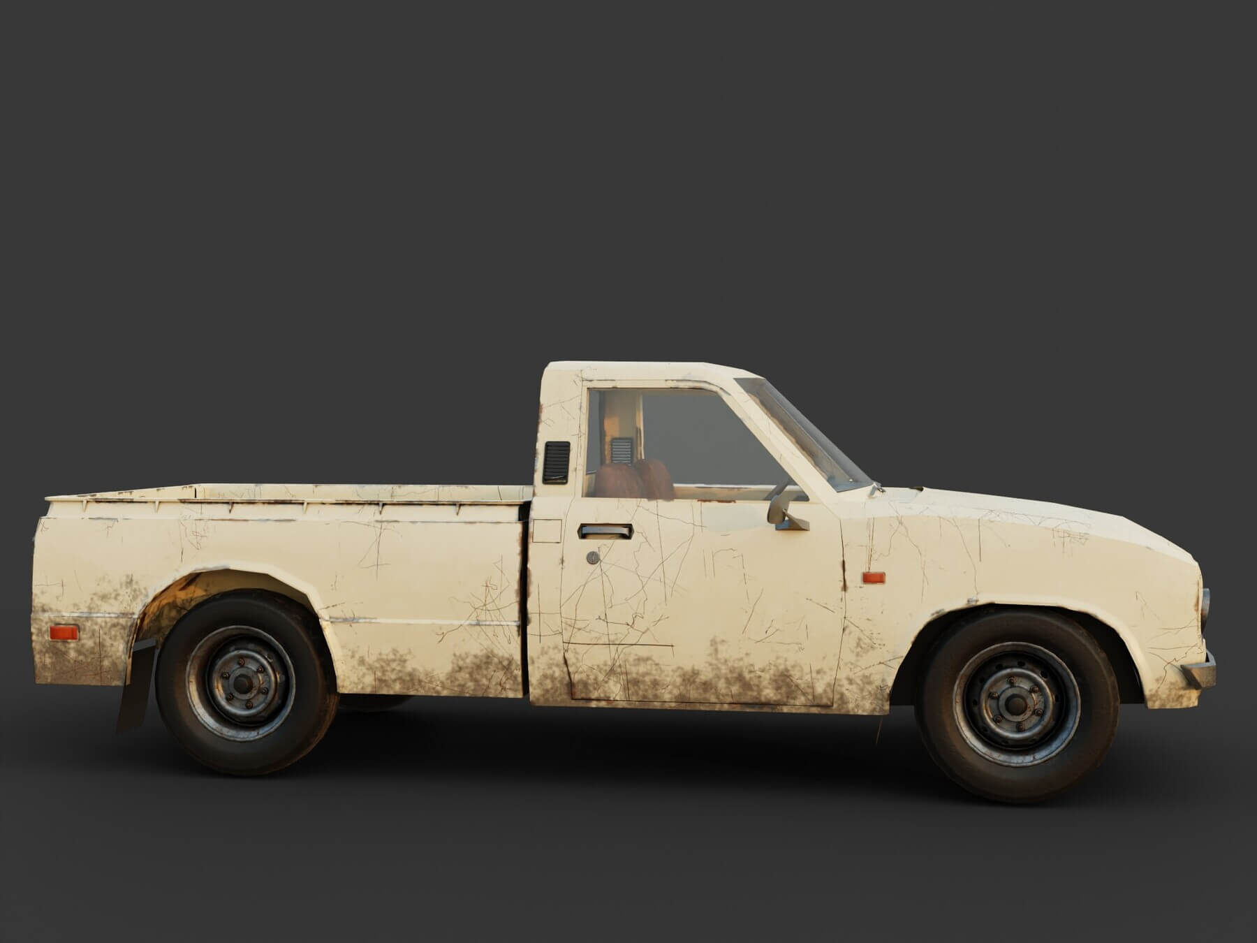 Toyota Hilux Pickup Old - 3D Model by Holy360