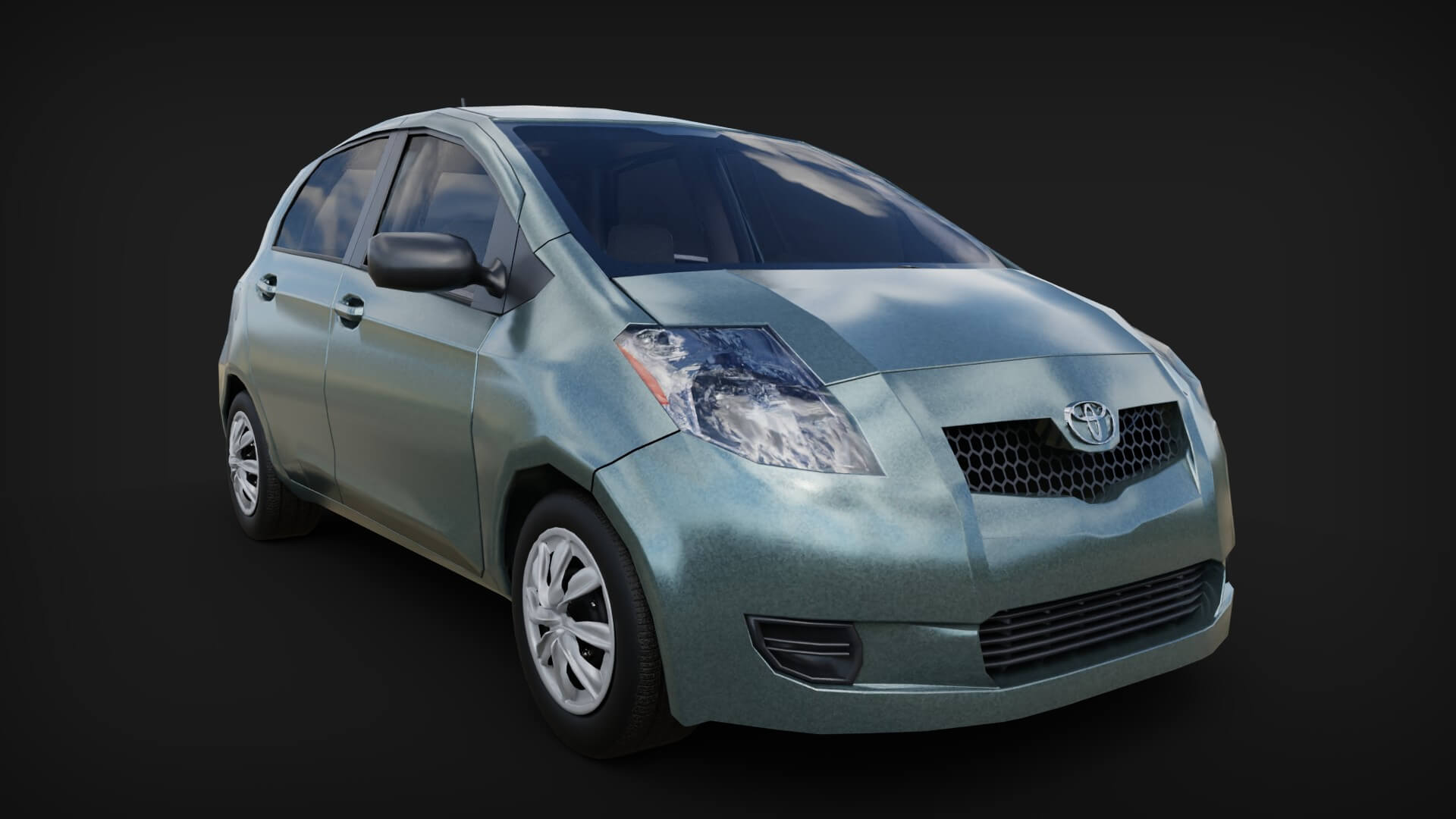 Toyota Yaris Vitz Hatchback - 3D Model by Holy360