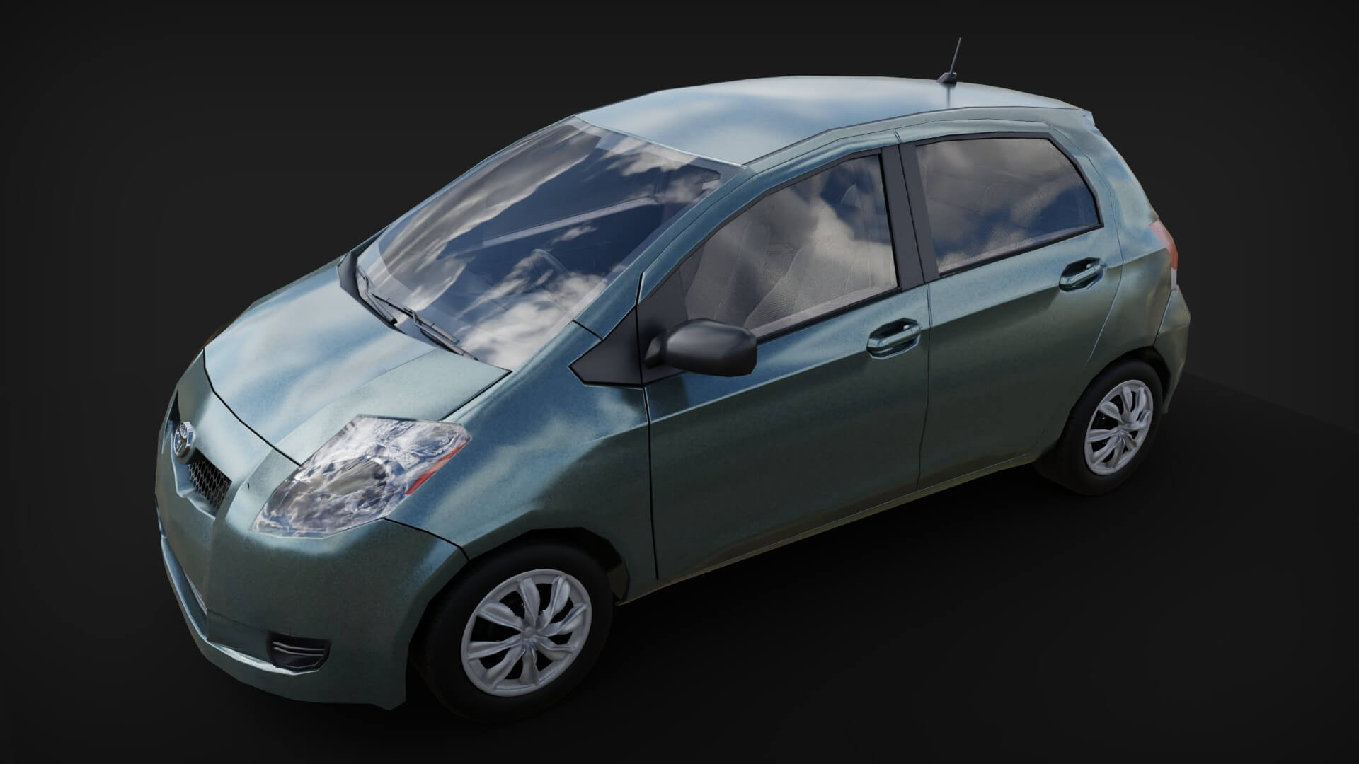 Toyota Yaris Vitz Hatchback - 3D Model by Holy360