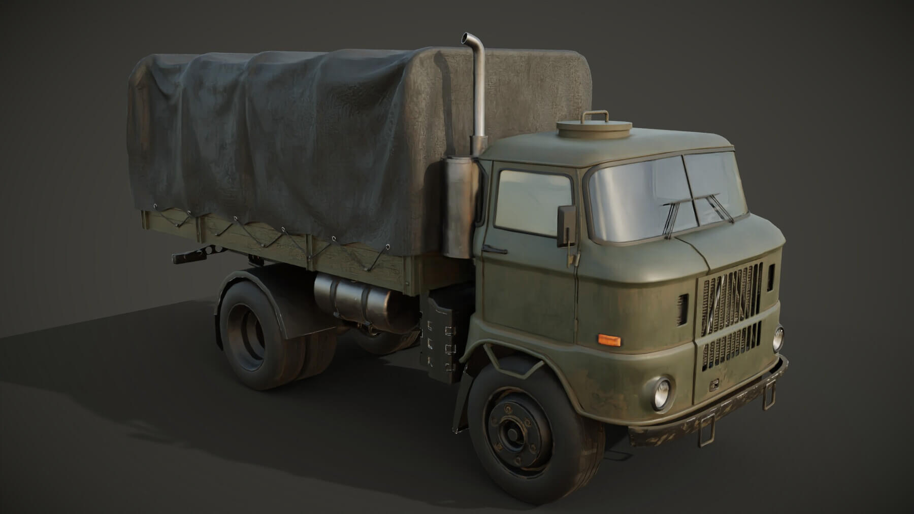Military Truck - 3D Model by Holy360