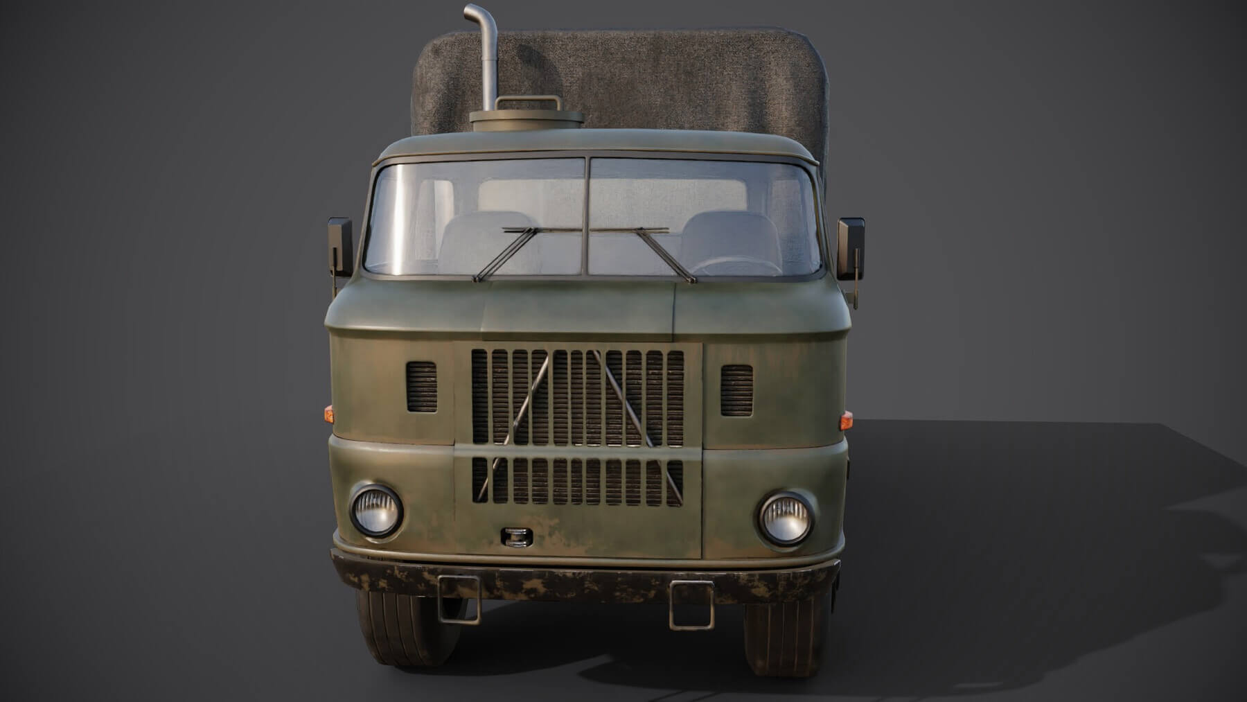 Military Truck - 3D Model by Holy360
