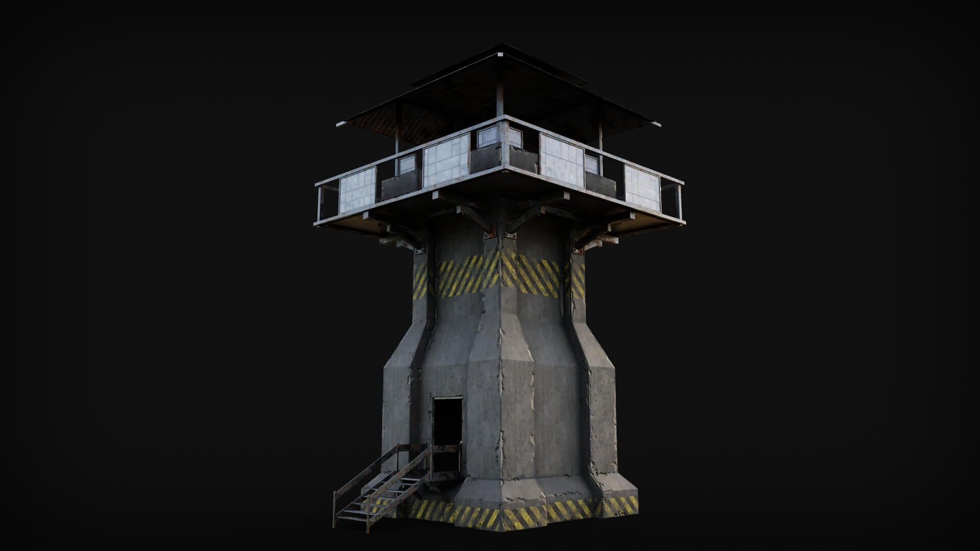 Watch Guard Tower - 3D Model by Holy360