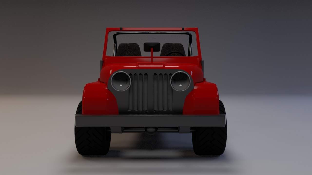 Jeep CJ-6 3D Model by Homorostudio