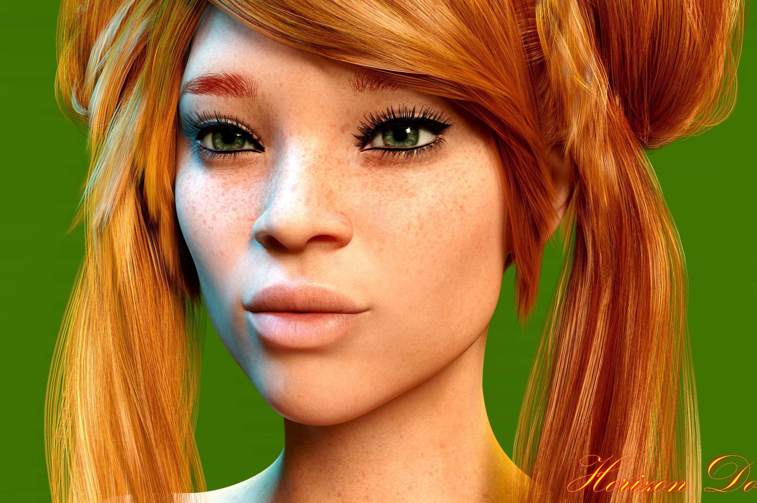 Eabha Close Up 3D Desktop HD Wallpaper