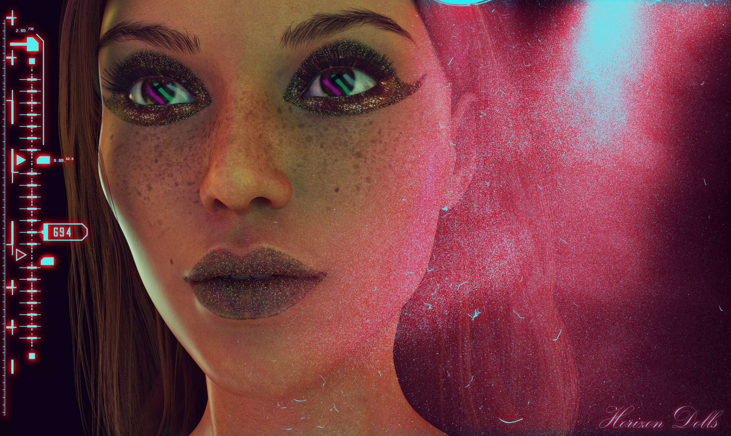 In a time of Chaos, we seek hope! 3D Render by Horizon Dolls