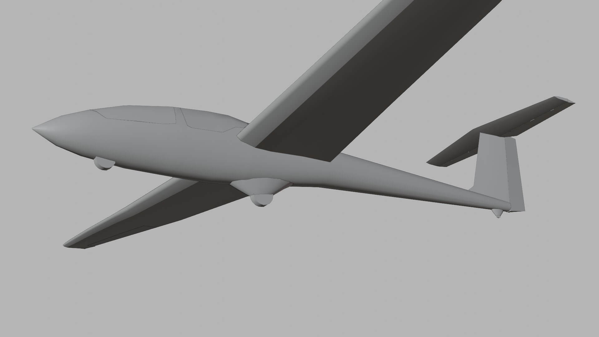 Schleicher ASK 21 Glider - 3D Model by HorizonModelling3D