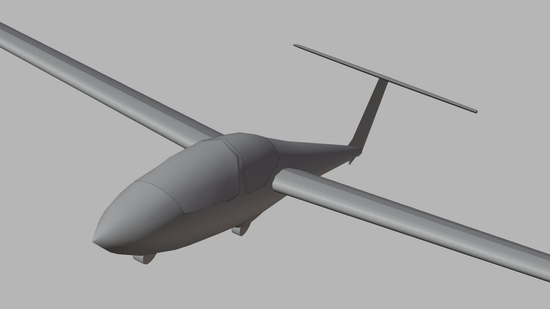 Schleicher ASK 21 Glider - 3D Model by HorizonModelling3D