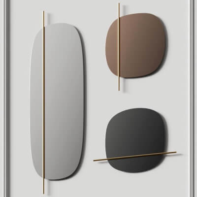 Calligaris Vanity Wall Mirrors - 3D Model by horrortechnology