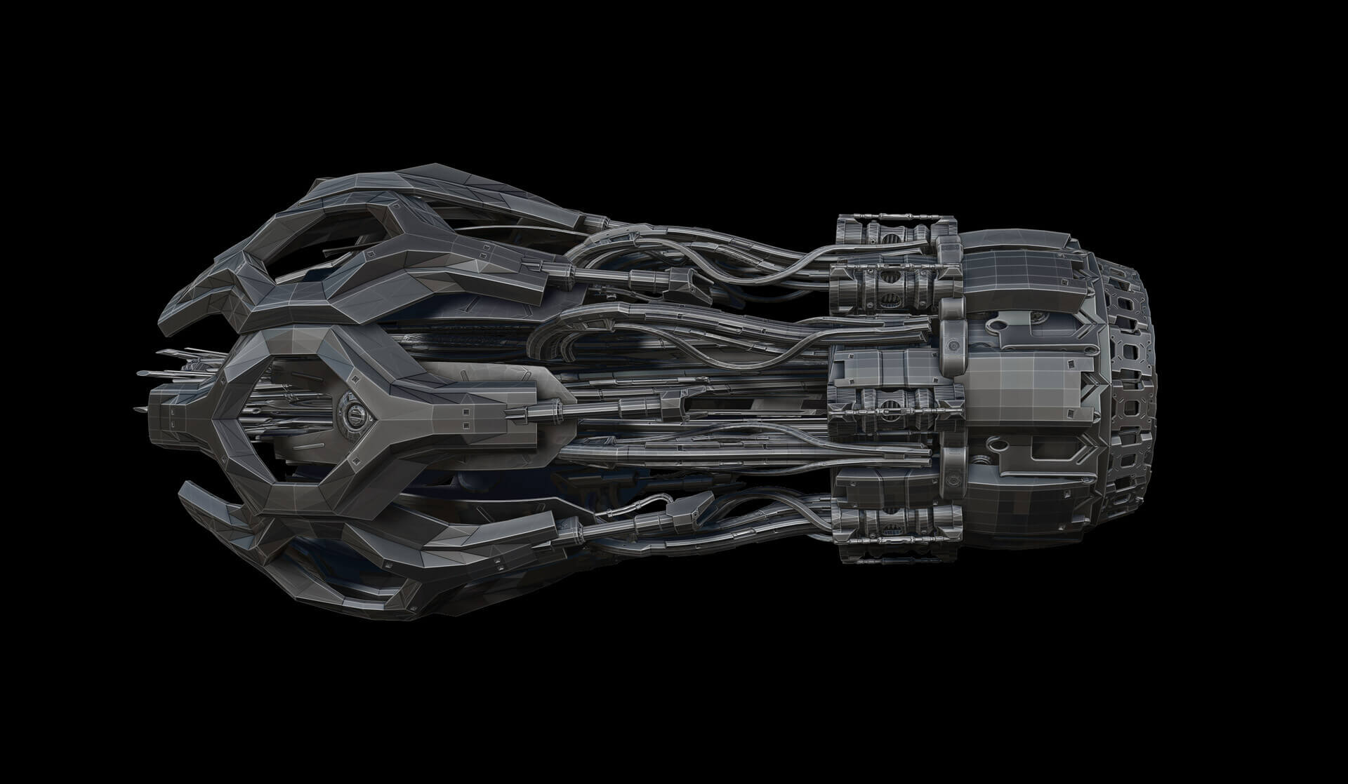 Sci-fi Engines 15 Imm 3D Model by HoTcH-888