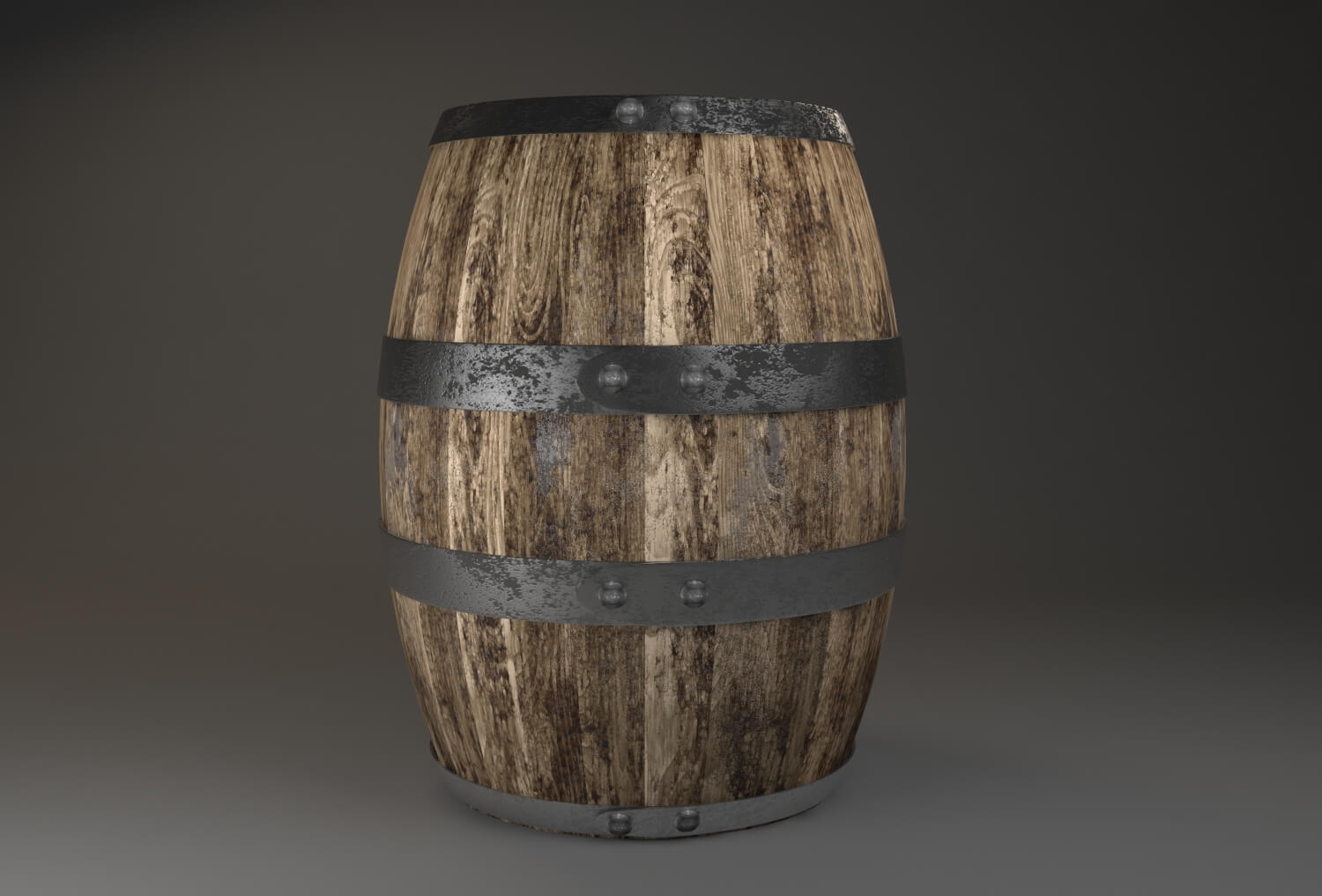 Wine Barrel 3d model by Hovak