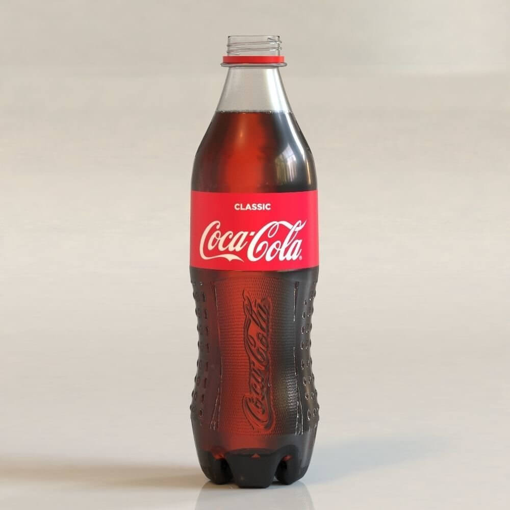 Coca-Cola Bottle 3D Model by Hovak