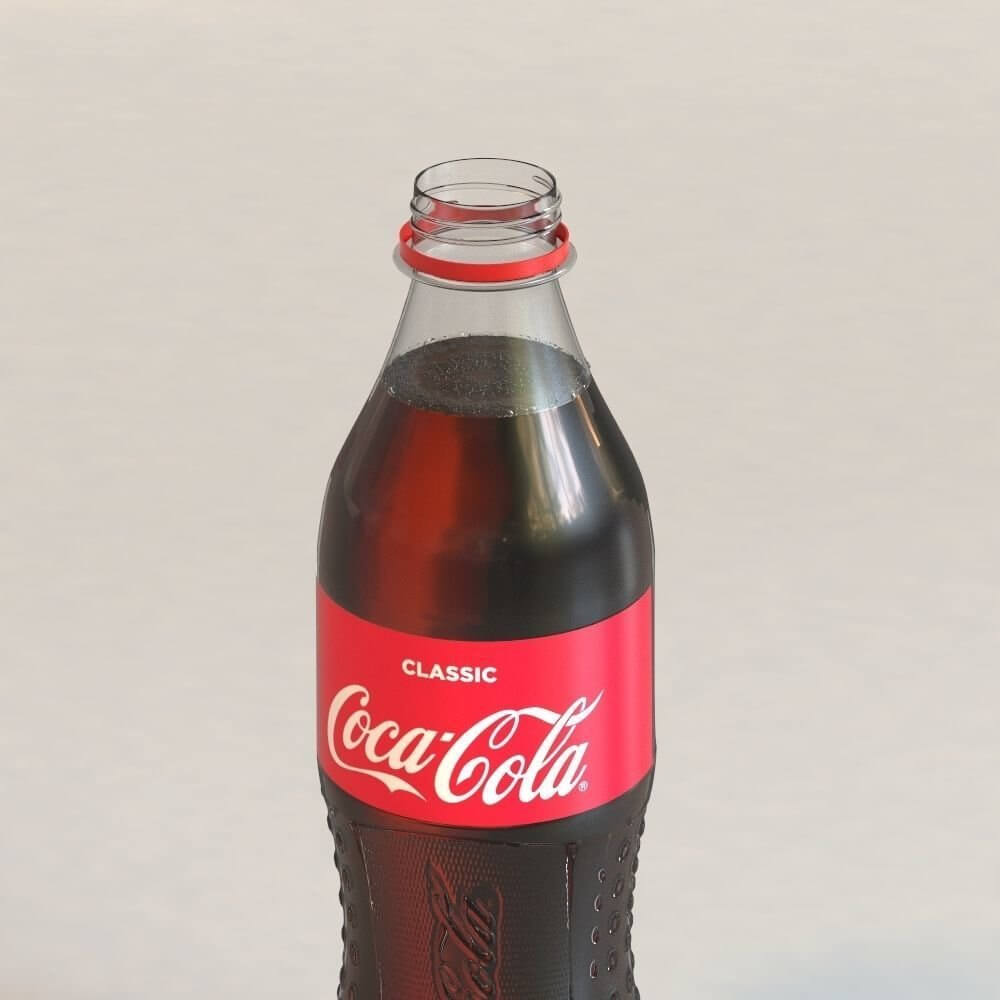 Coca-Cola Bottle 3D Model by Hovak