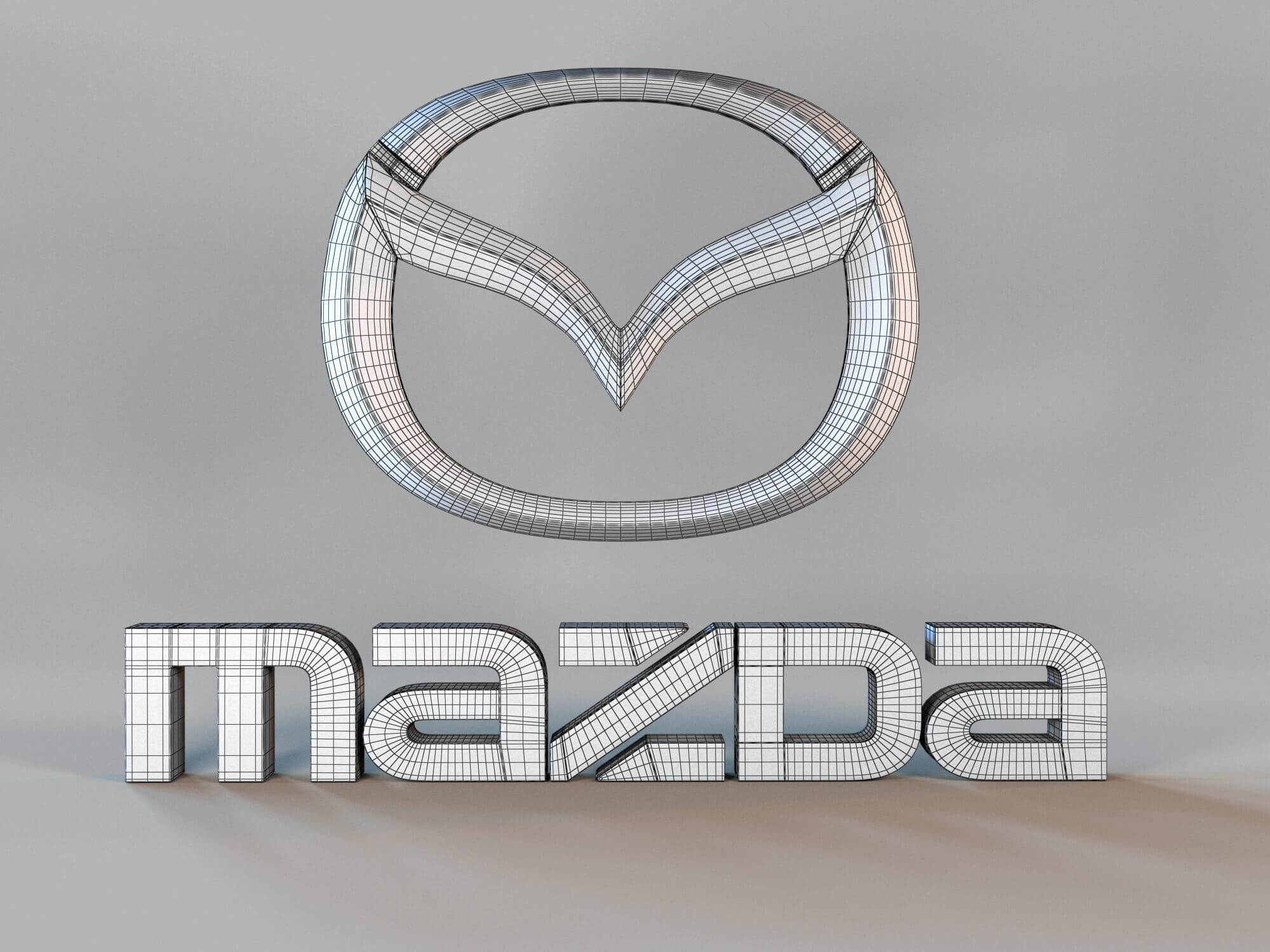 Mazda Logo - 3D Model by Hovak