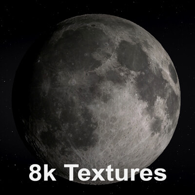 Moon 3D Model by Hovak