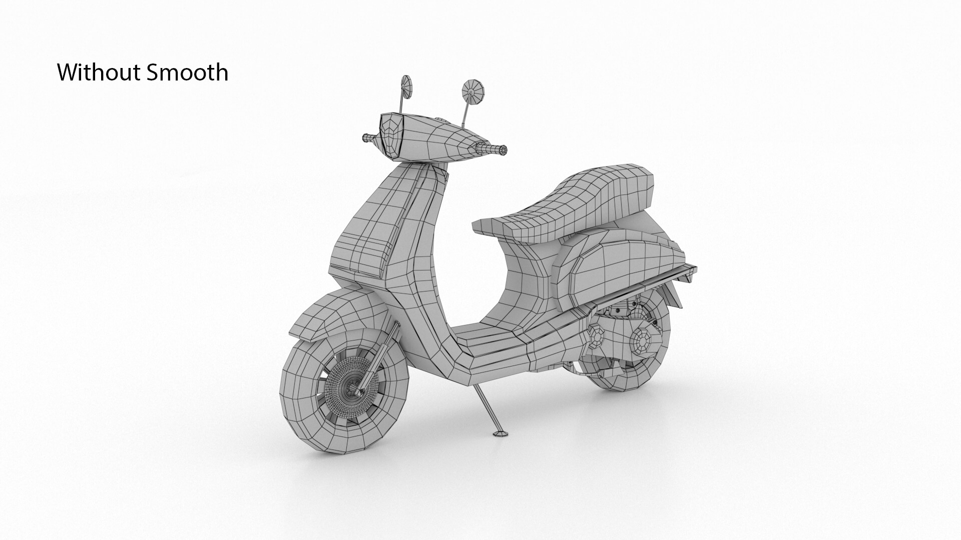 Scooter moped - 3D Model by Hovak