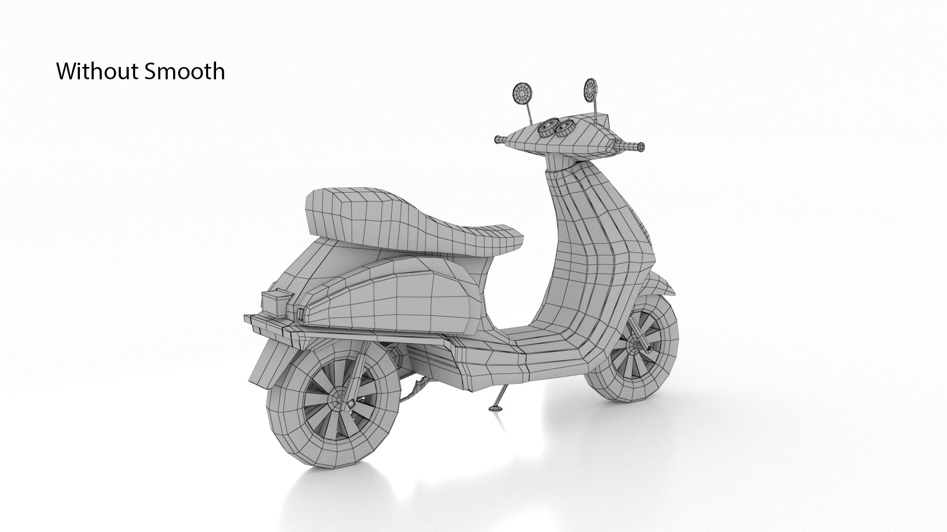 Scooter moped - 3D Model by Hovak