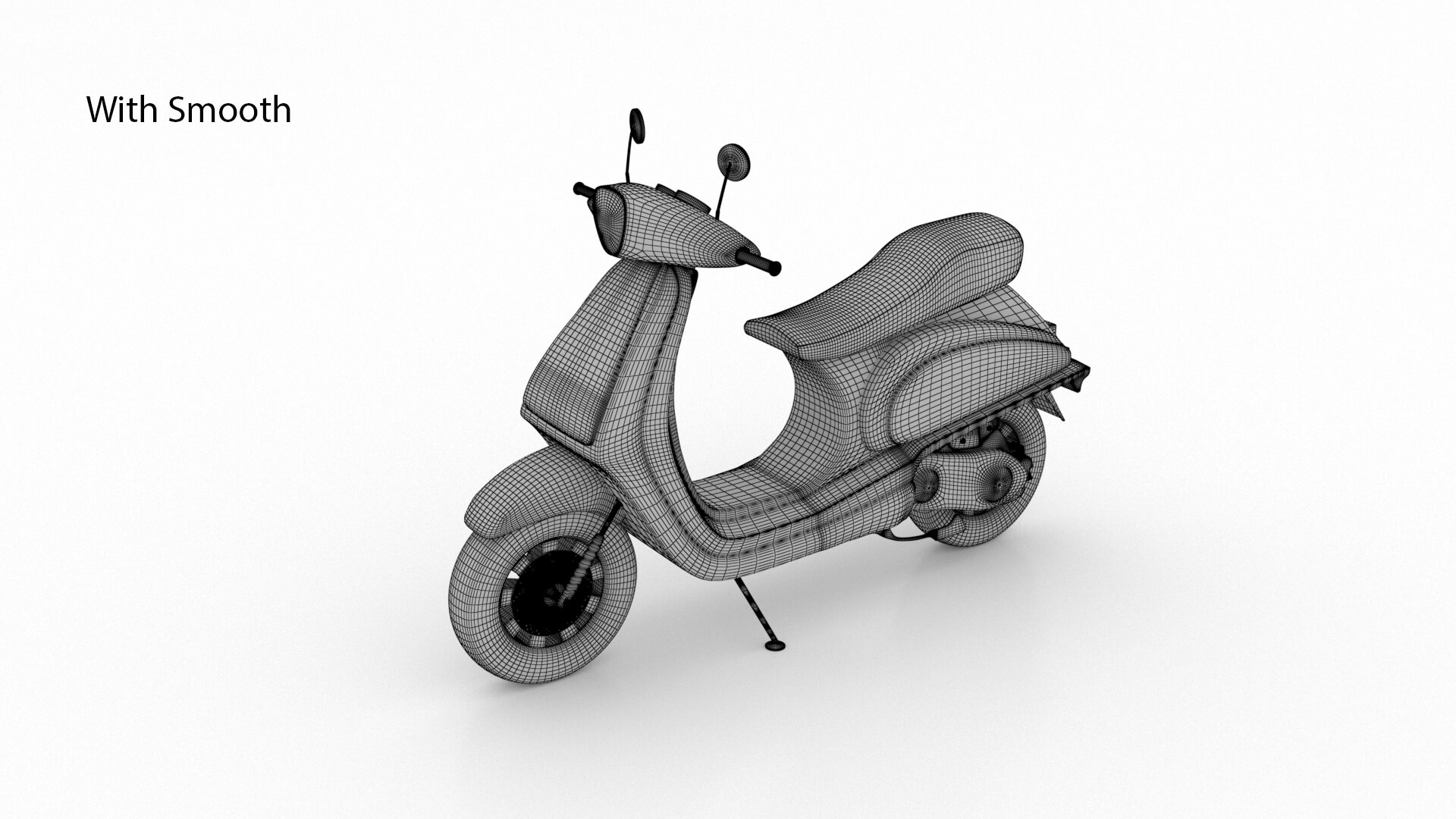 Scooter moped - 3D Model by Hovak