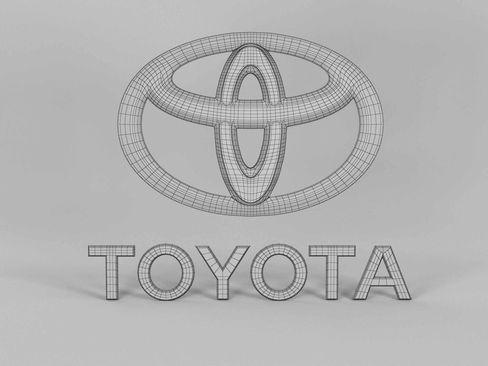 Toyota Logo - 3D Model by Hovak