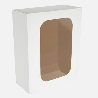 Box with Display Window Cardboard 03 - 3D Model by HQ3DMOD