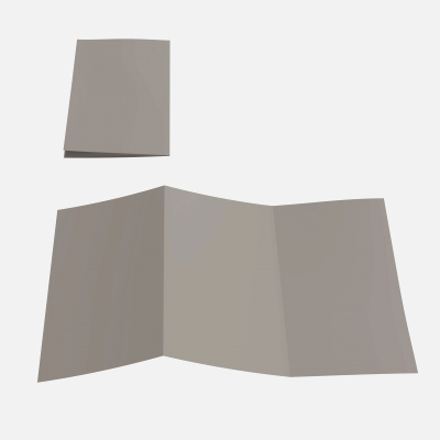 Brochure Open Close - 3D Model by HQ3DMOD